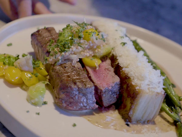 Watch: This is what Marble's chef David Higgs cooked for a lion whisperer